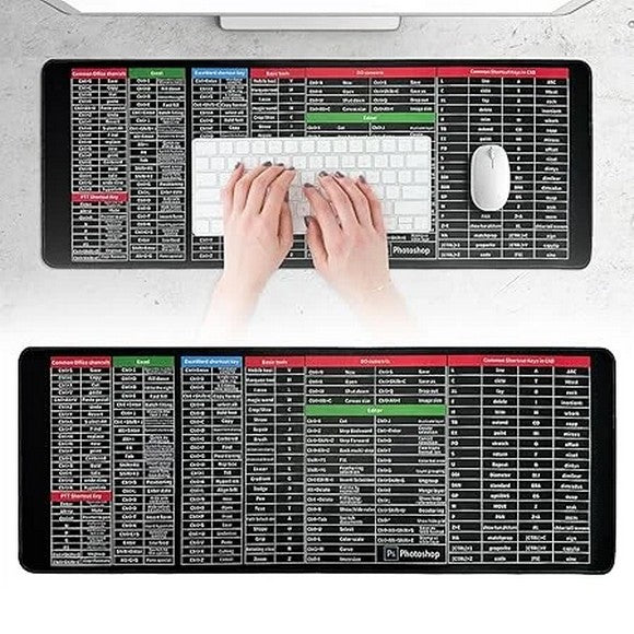 Keyboard Shortcut Keys Mat Anti-Slip – BuyersInn