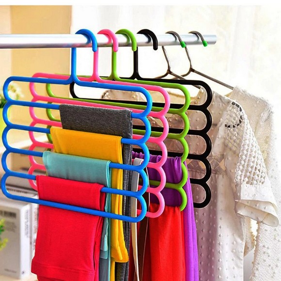 Pack Of 4 – 5 Layers Multipurpose Clothes Hanger – BuyersInn